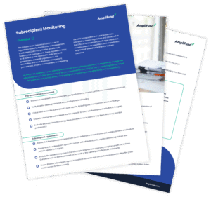 Subrecipient Monitoring Checklist | AmpliFund